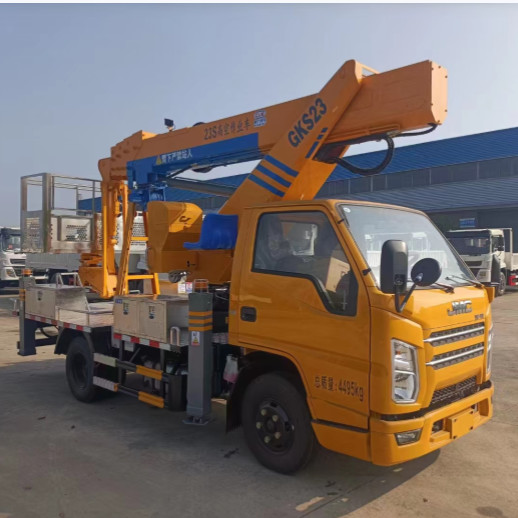 23m JMC Aerial Lift Vehicle Gross Weight Of 4495 Kg Aerial Platform Truck